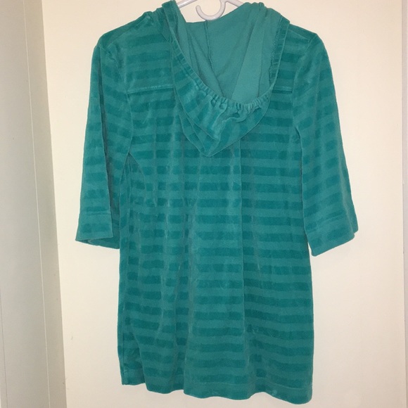 Swim | Turquoise Xl Girls Swim Cover Up With A Hoodie | Poshmark